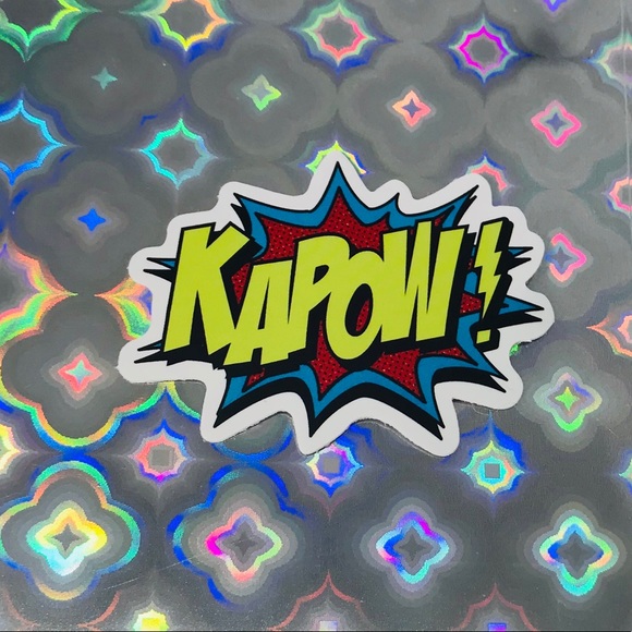 Wall Decor | Kapow Action Bubble Comic Book Vibes Contrast Sticker ...